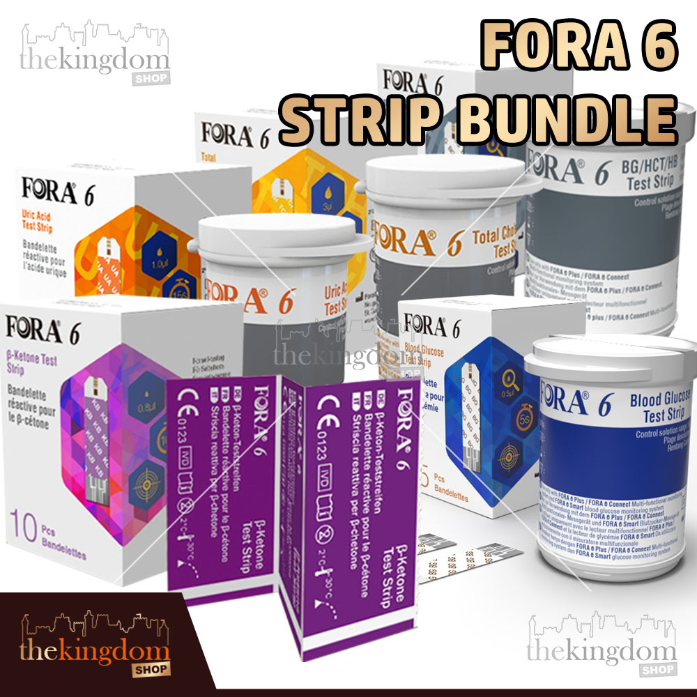 Jual Fora 6 Plus Strip Refill Gula Kolesterol Asam Urat Hemoglobin ...