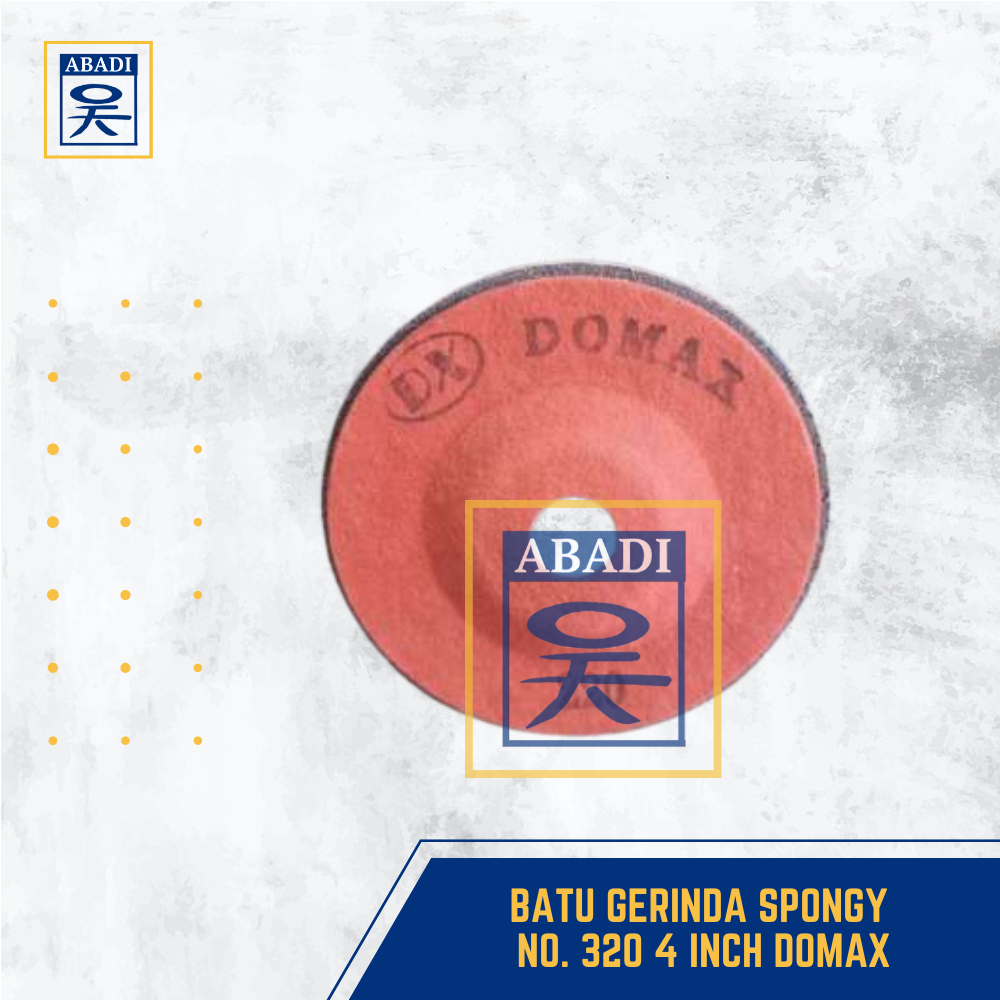 Jual BATU GERINDA SPONGY NO. 320 4 INCH DOMAX | Shopee Indonesia