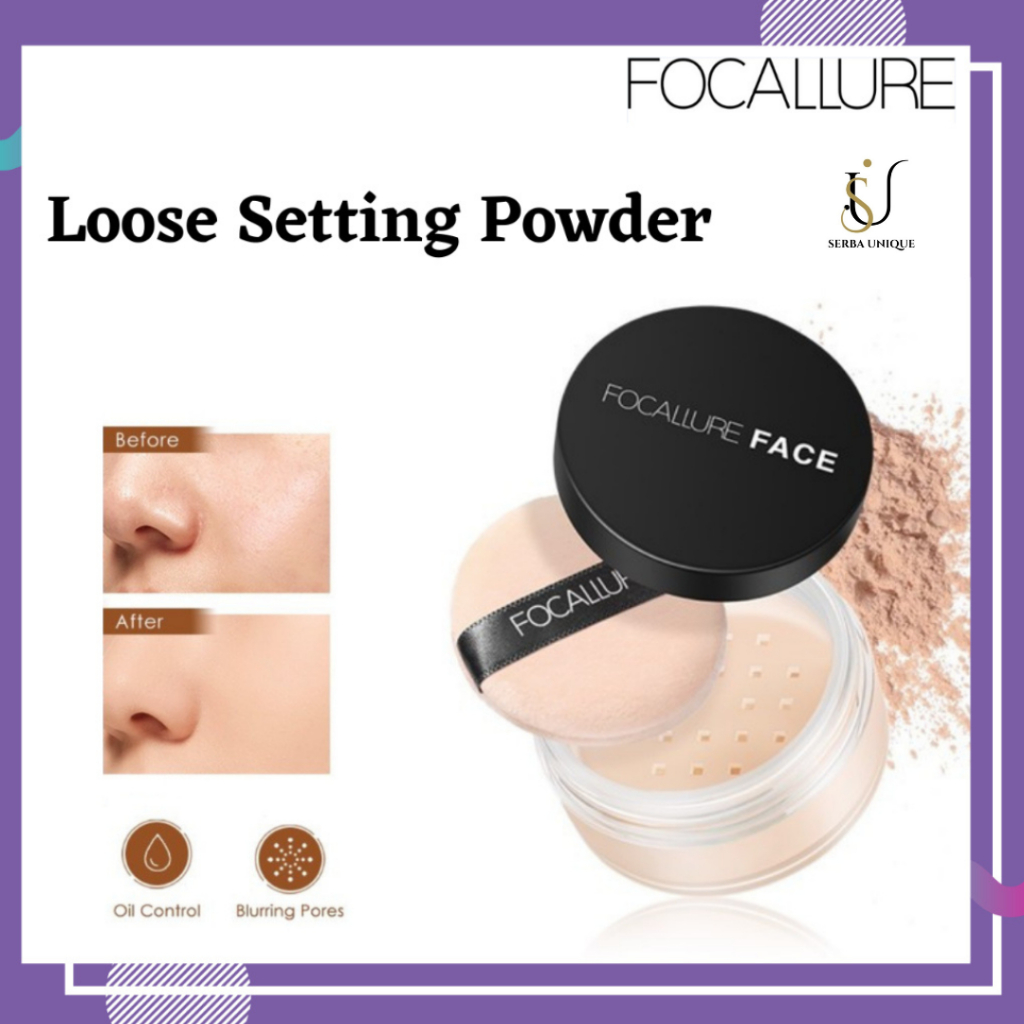 Jual Focallure Super Fine Loose Setting Powder / Bedak Tabur | Shopee ...