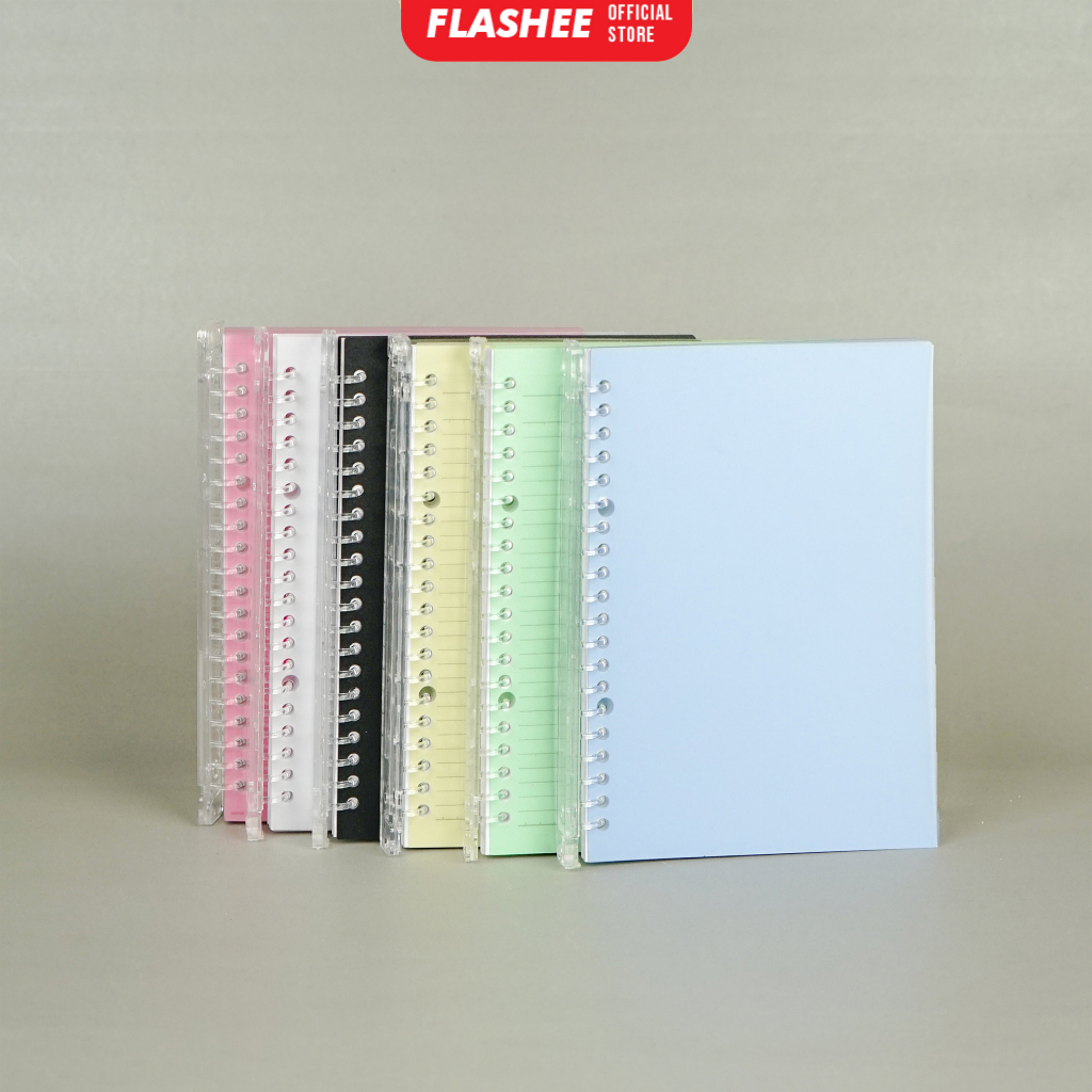 Jual Binder Notebook Ring Spiral ( Garis, Polos & Grid ) A5 - 50 ...