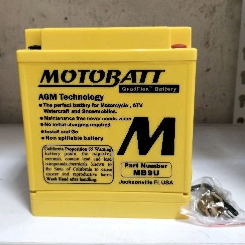 Jual Aki Motor Harley Davidson 1000XLCH Sportster, 1200 FX MB9U Motobatt 12V 11AH AKI MOGE ...