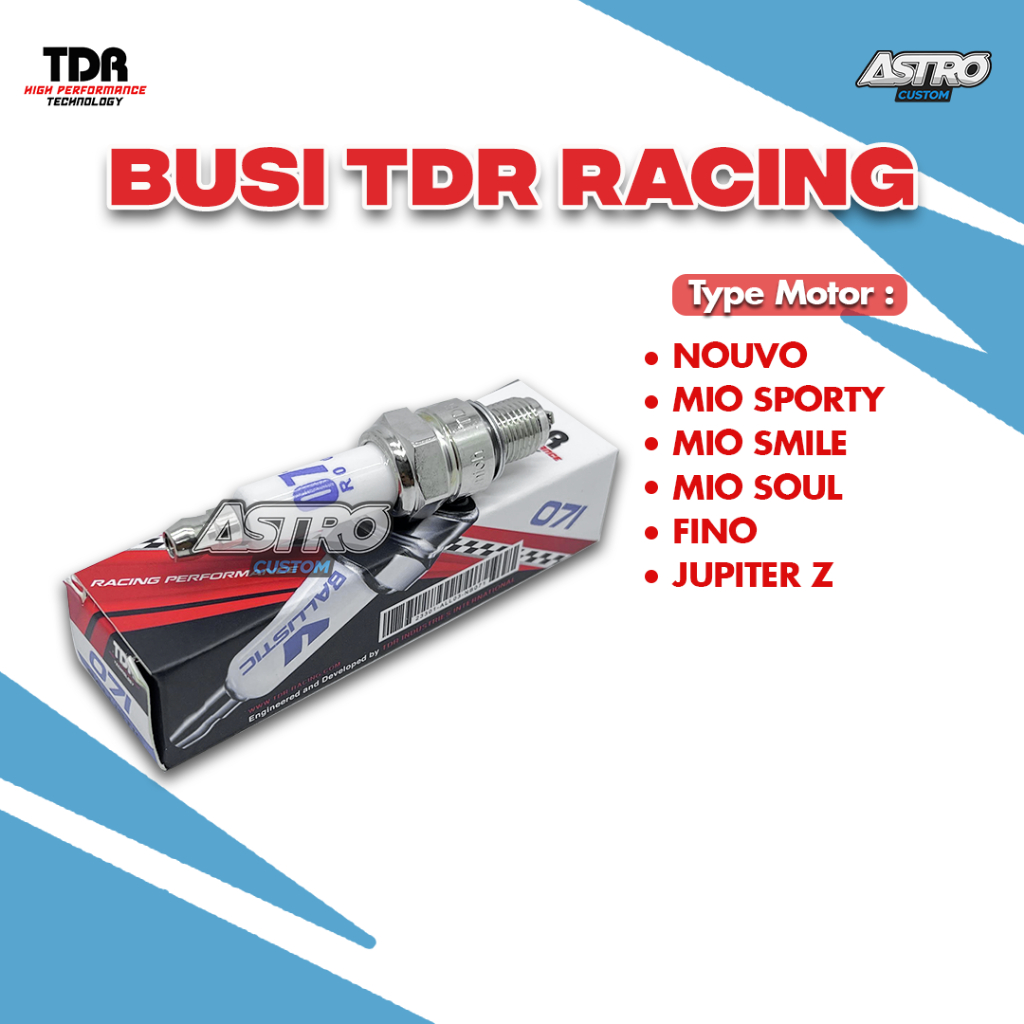 Jual Busi TDR Racing Mio Karbu Mio Soul Nouvo Mio Fino Karbu Jupiter Z ...