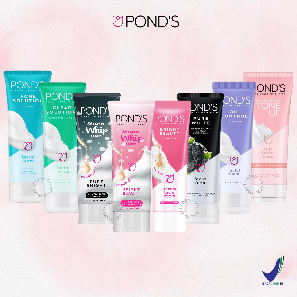 Jual PONDS Facial Wash - Bright Beauty Serum | Acne | Oil Control ...