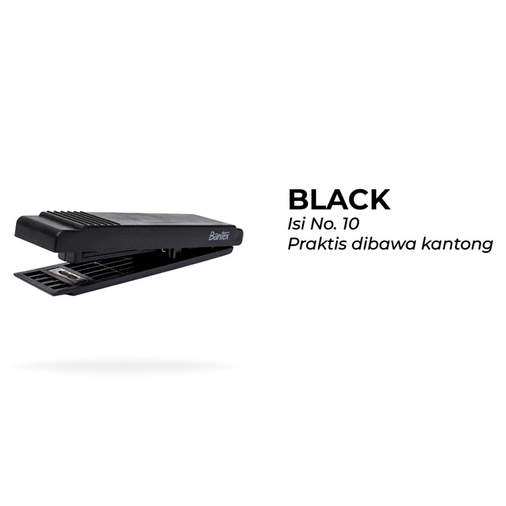 Jual Bantex Staples Tangan HD-10 Kecil Pocket Stapler Black | Shopee ...