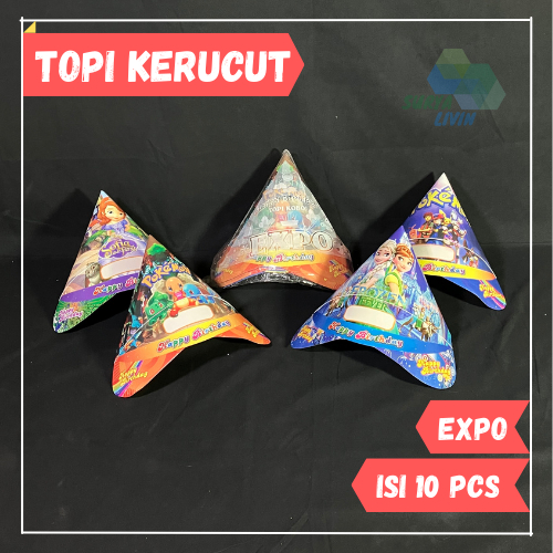Jual Topi Kerucut Ulang Tahun Expo - isi 10 pcs / Topi Koboi / Topi ... Jual Topi Kerucut Ulang Tahun Expo - isi 10 pcs / Topi Koboi / Topi ...
