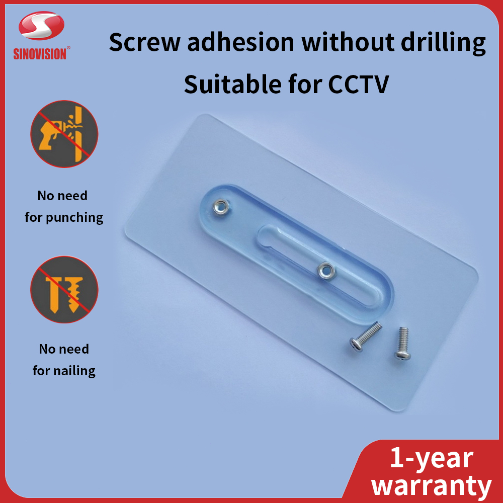 Jual CCTV no-hole screw stickers Strong adhesive Adjustable screw ...