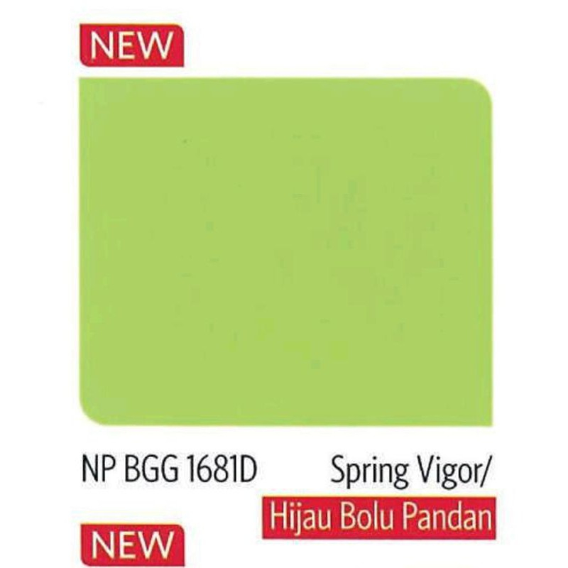 Jual Cat Tembok Nippon Q Luc Hijau Bolu Pandan / Spring Vigor ( GALON ...