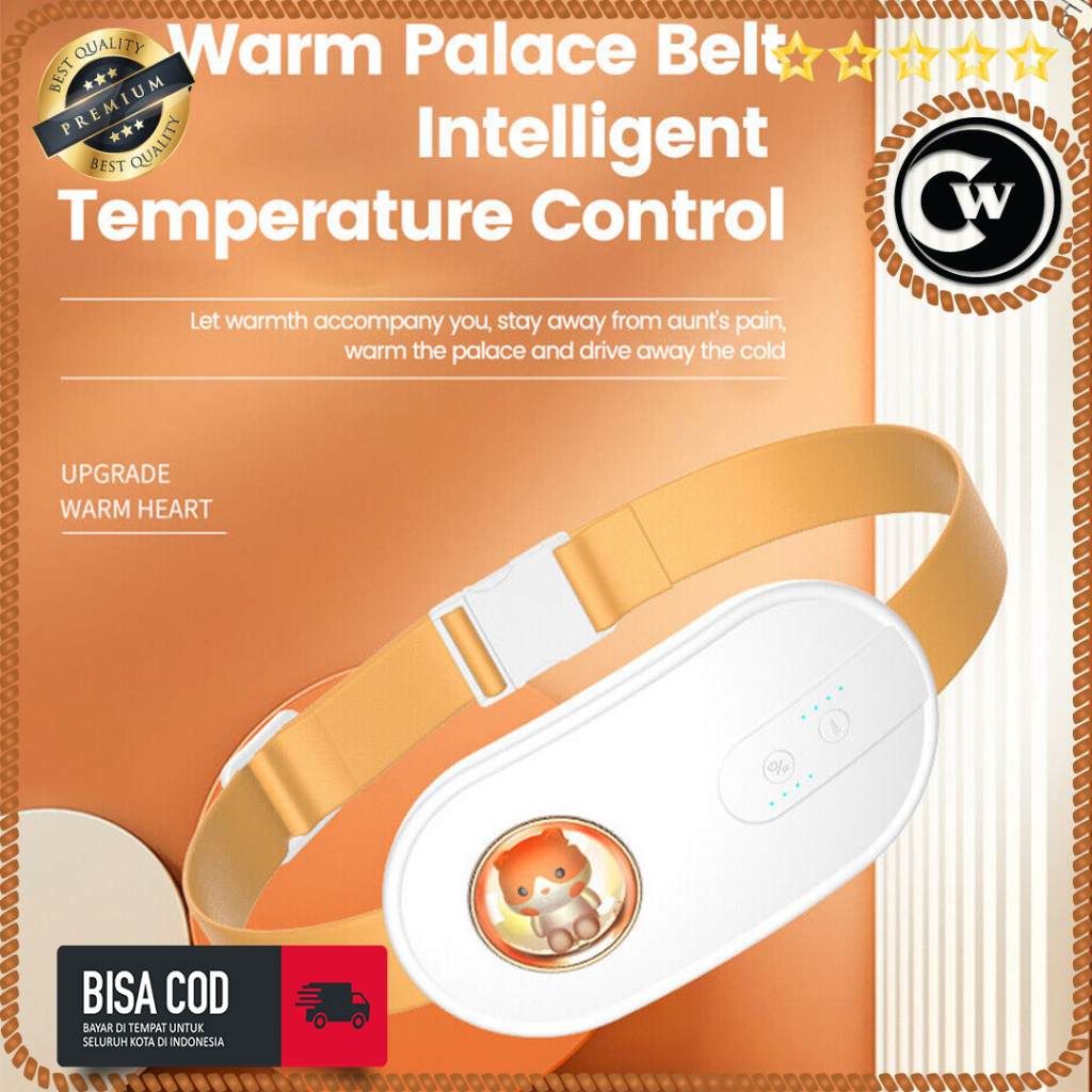 Jual Sabuk Pijat Penghangat Nyeri Menstruasi Kompres Hangat Kram Haid ...