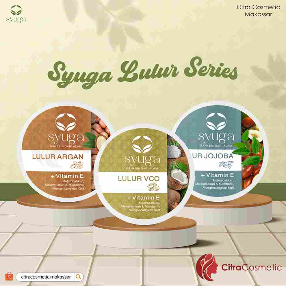 Jual ️CitraCosmetic ️ Syuga Lulur Zaitun |Jojoba | Argan | VCO 100 Ml ...