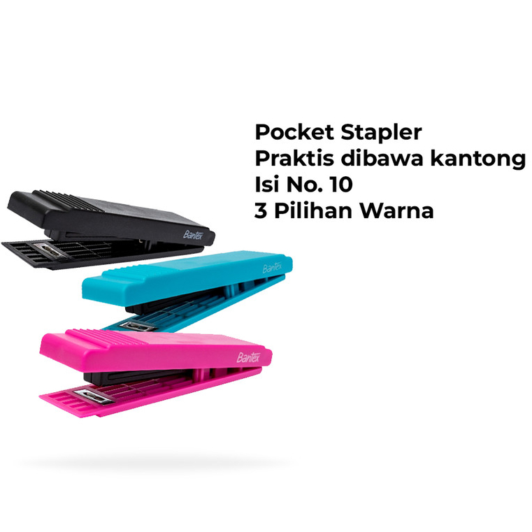 Jual Bantex Staples Tangan HD-10 Kecil Pocket Stapler Mini | Shopee ...