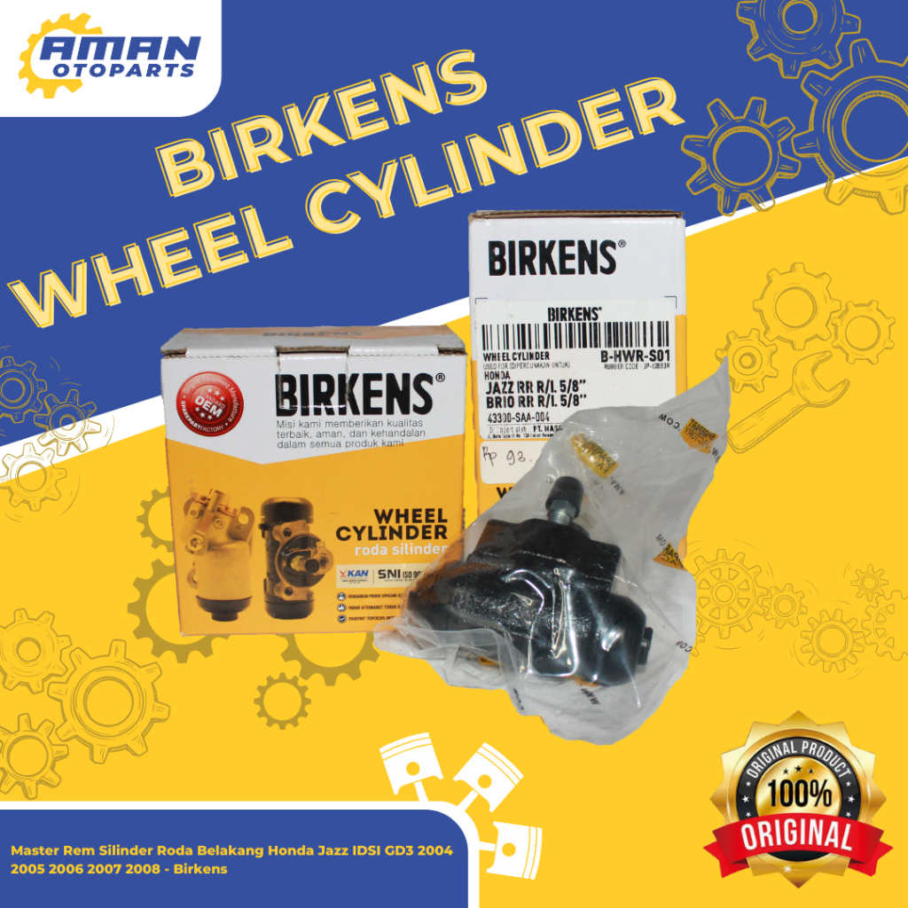 Jual Master Rem Silinder Roda Belakang Honda Jazz IDSI GD3 2004 2005 ...