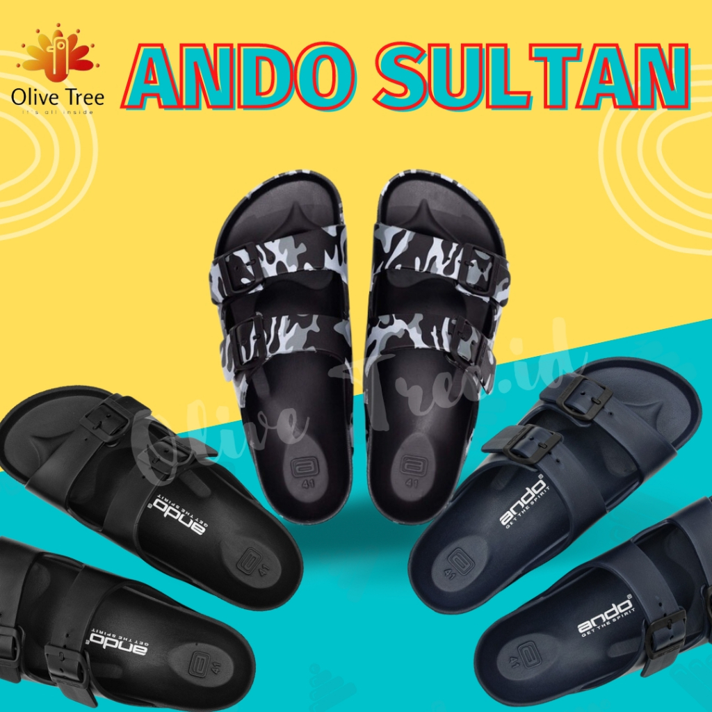 Jual Sultan Sandal Selop Sultan Ando Pria Dewasa Sandal Laki-Laki ...