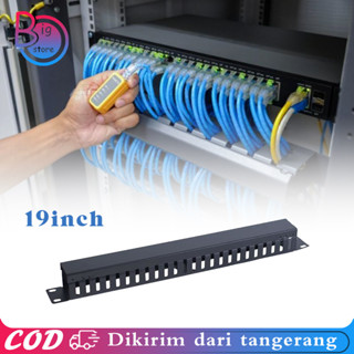 Jual 19inch Kabel Rak Server Metal Wire Management 1U Untuk Rack Server ...
