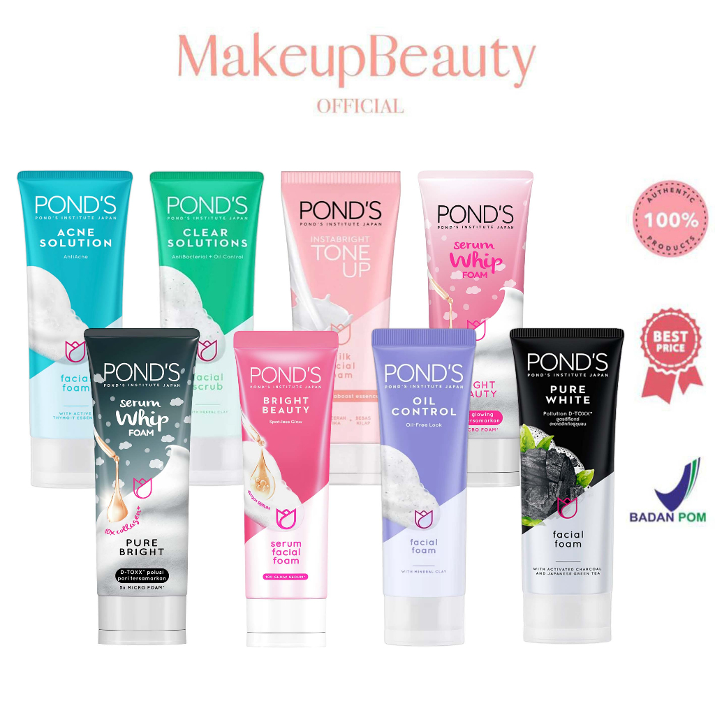 Jual PONDS Facial Wash - Bright Beauty Serum | Acne | Oil Control ...