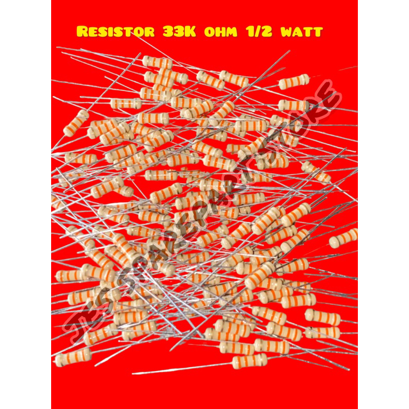 Jual RESISTOR 33K 1/2 WATT | Shopee Indonesia
