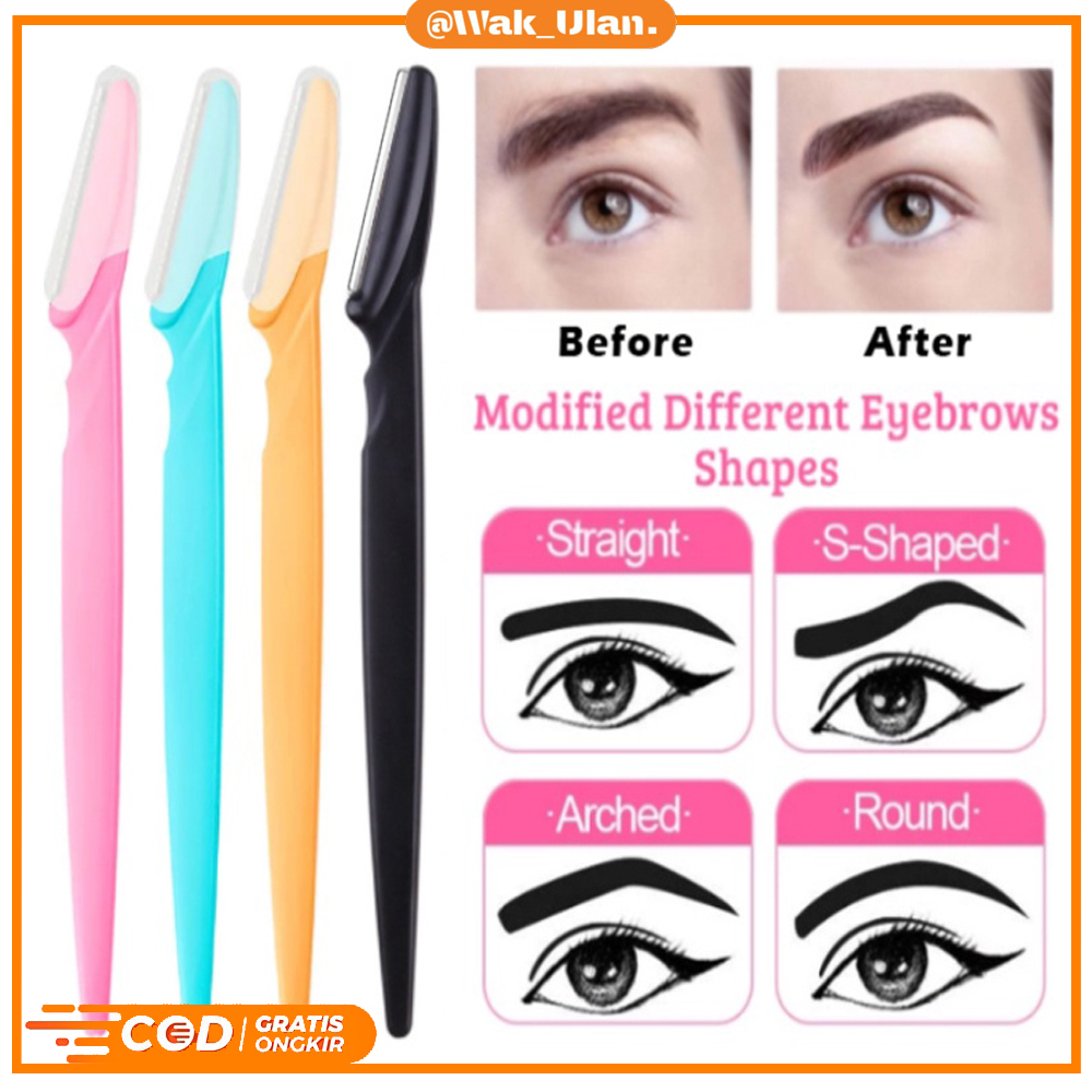 Jual Pisau Cukur Alis Cukuran Alis Cambang Serbaguna Eyebrow Razor ...
