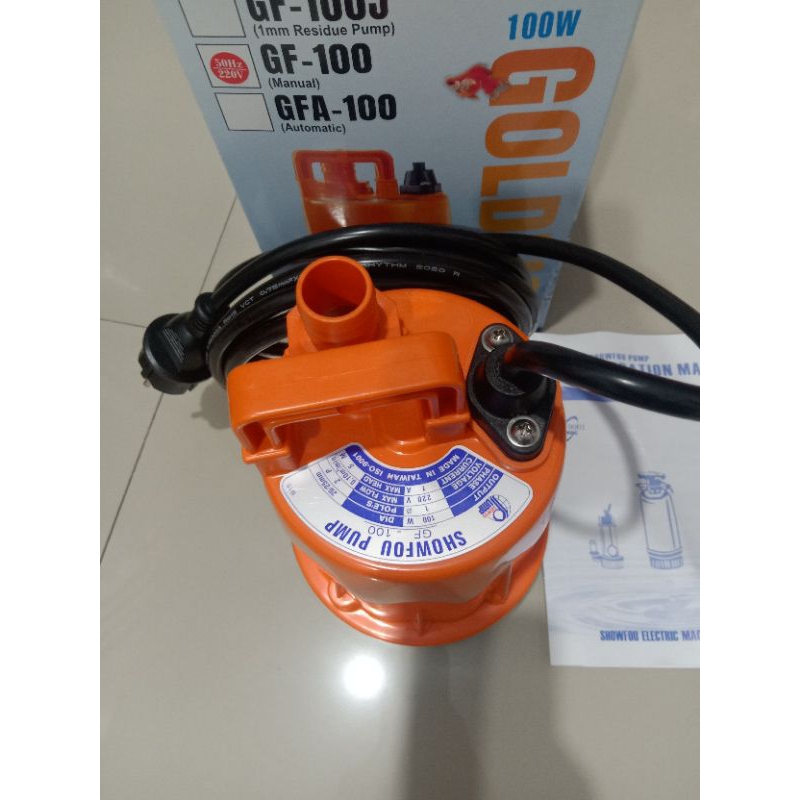 Jual Pompa Celup Showfou GF100N GOLDFISH Submersible Pump Kolam ikan ...