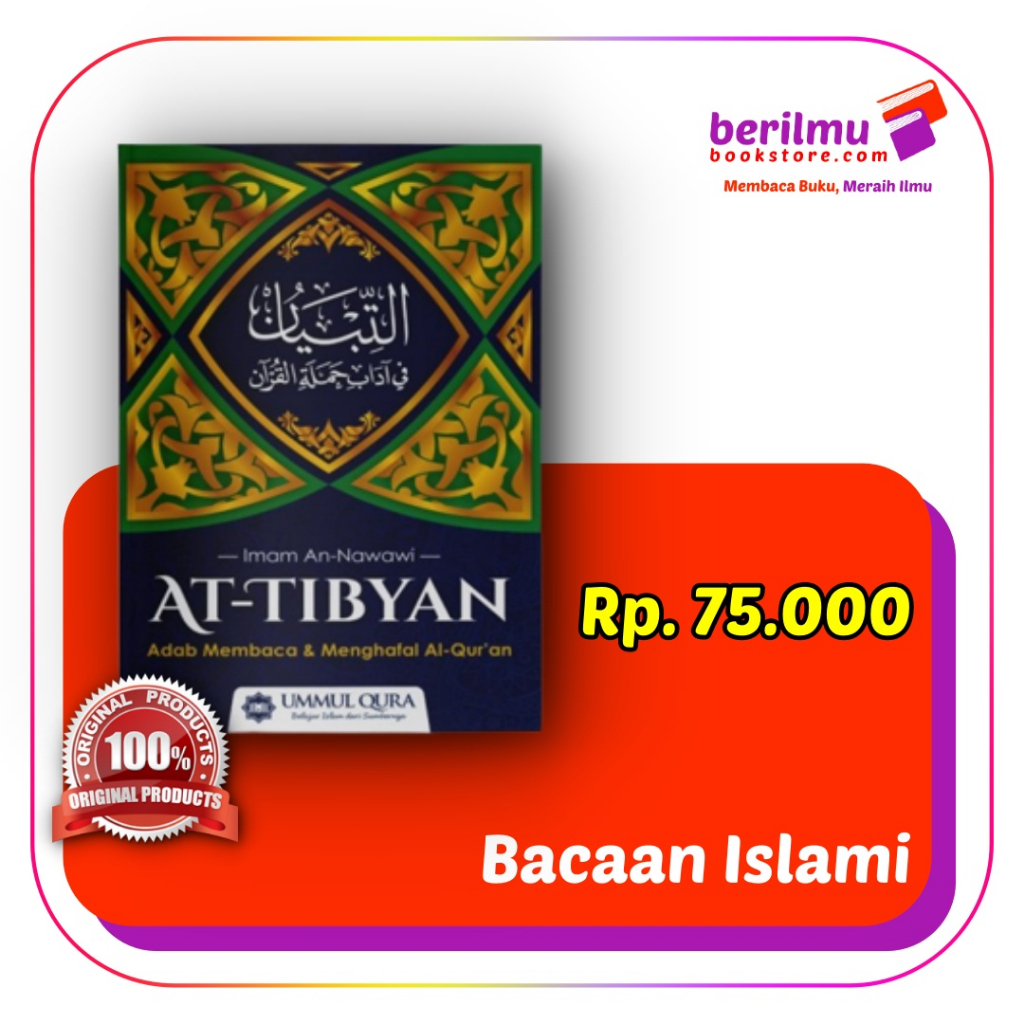 Jual At-Tibyan Adab Membaca Dan Menghafal Al-Quran | Ummul Qura ...