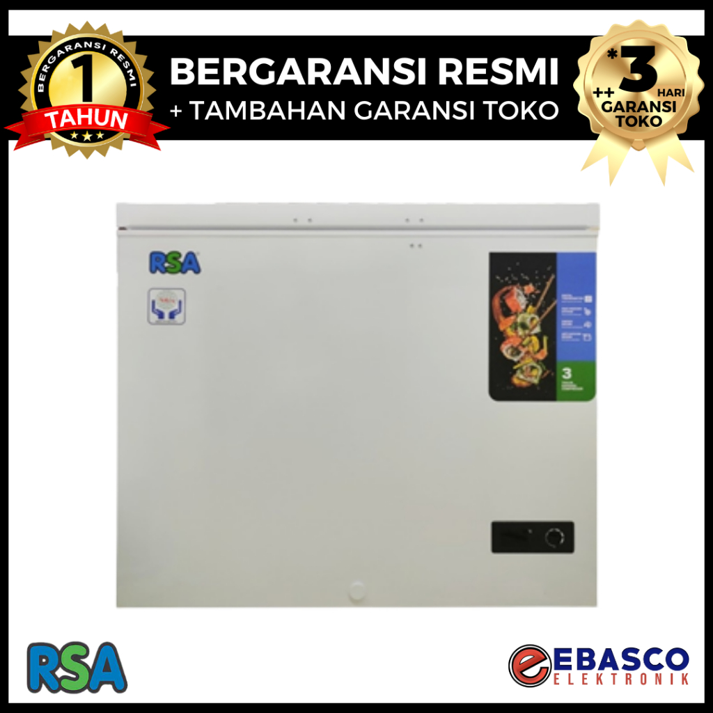 Jual RSA Chest freezer CF210 Kapasitas 199 Liter | Shopee Indonesia