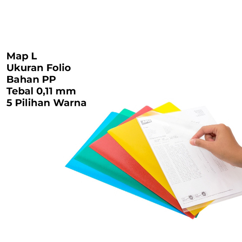 Jual Bantex Map L Plastik Bening PP Clear Sleeve Folio F4 Yellow ...