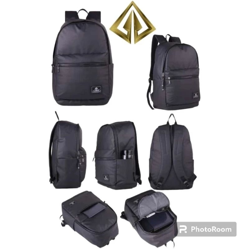 Jual Tas Ransel Backpack Alto Kerja Dan Kuliah Polos Free Kaos Kaki | Shopee Indonesia