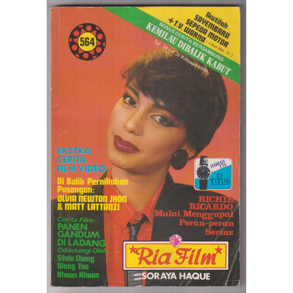 Jual MAJALAH RIA FILM NO. 564 SORAYA HAQUE | Shopee Indonesia