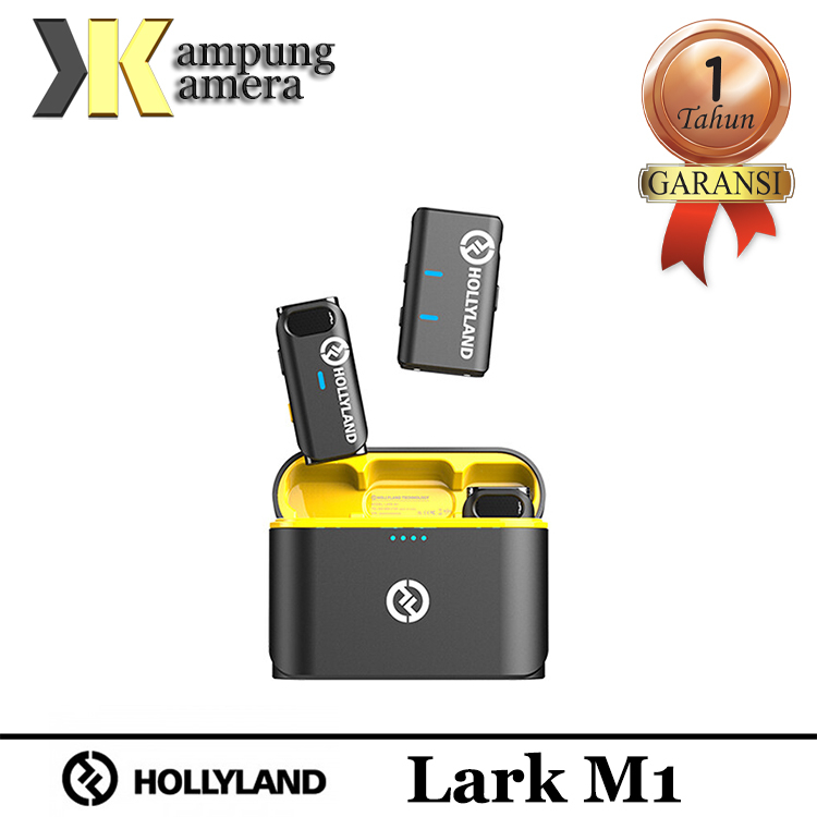 Jual Hollyland LARK M1 DUO 2-Person Wireless Microphone System (2.4 GHz) | Shopee Indonesia