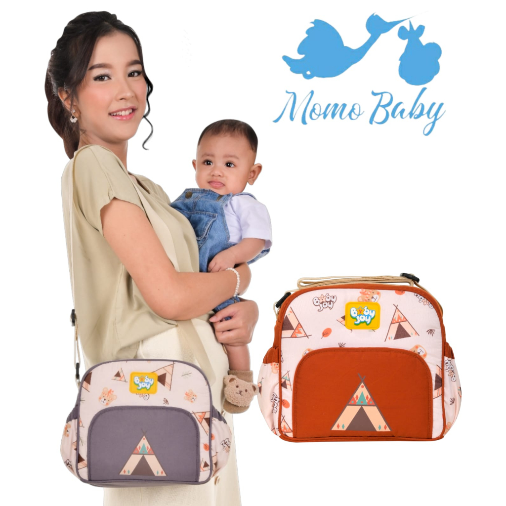 Jual Baby Joy Tas Kecil BJT1051 - Tas Popok - Tas bayi Mocha Bear ...