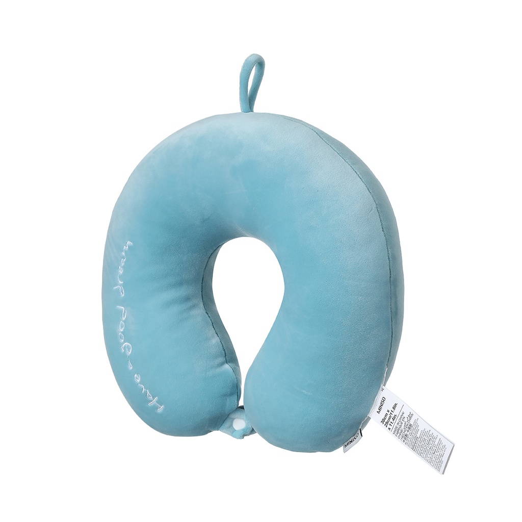 Jual MINISO Bantal Solid Color Bantal Leher U-shaped Neck Pillow Bantal ...