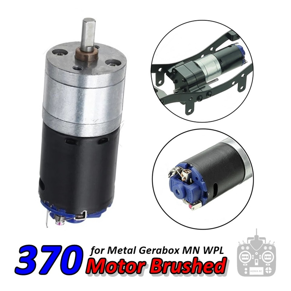 Jual Motor Brushed 370 for Gearbox Single Speed WPL MN | Shopee Indonesia