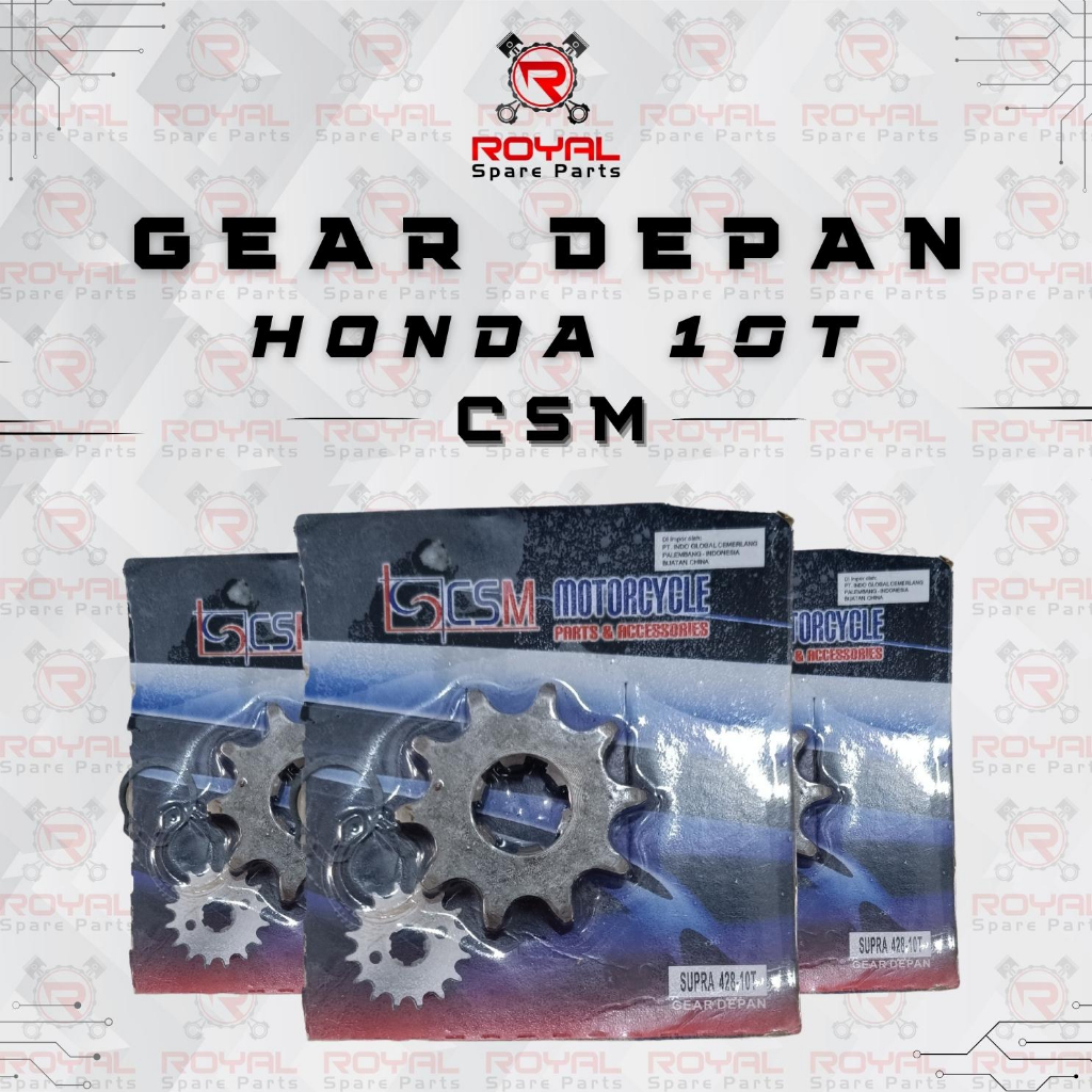 Jual GEAR GIR DEPAN HONDA 10T, 12T , 13T , 14T , 15T ORIGINAL CSM | Shopee Indonesia