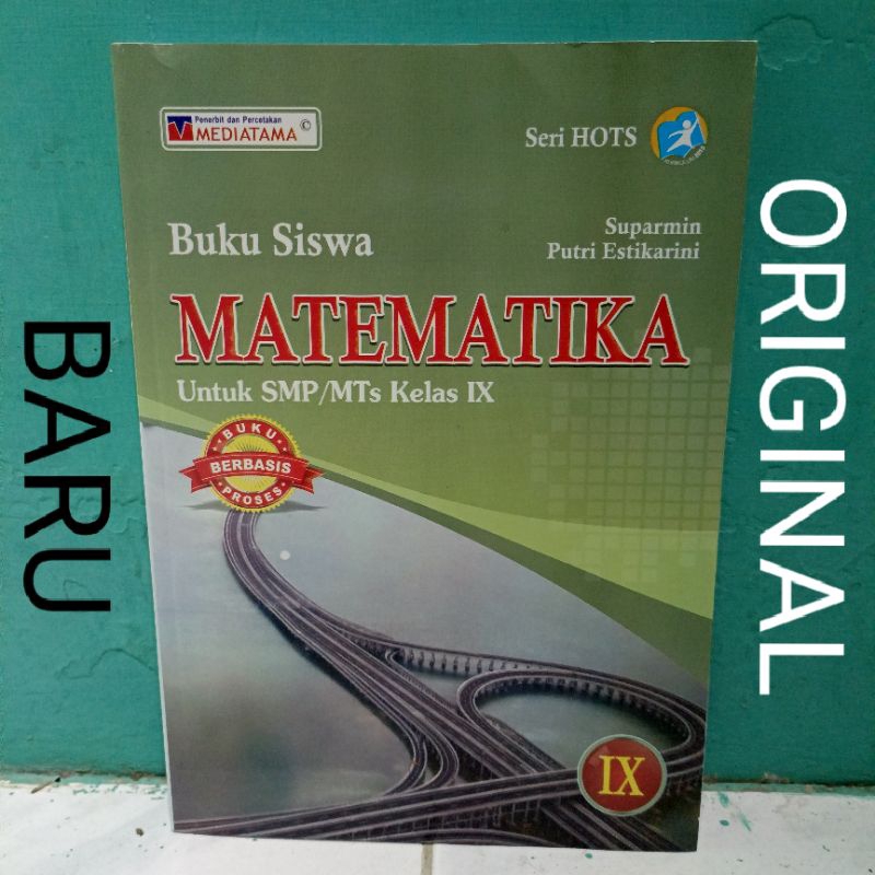 Jual Buku Matematika Kelas 9 IX 3 III SMP MTS Penerbit Mediatama Kurikulum 2013 Buku Siswa Buku ...