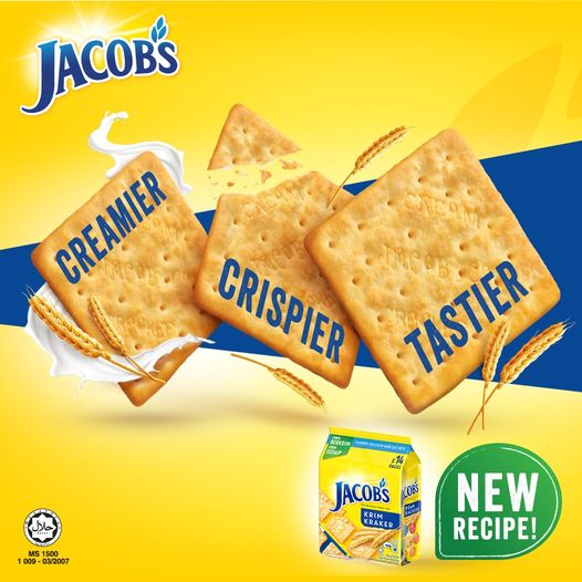 Jual Jacob's Original Cream Wheat Cereal Biscuit Cracker Jacobs Original Jacob Rasa Original ...
