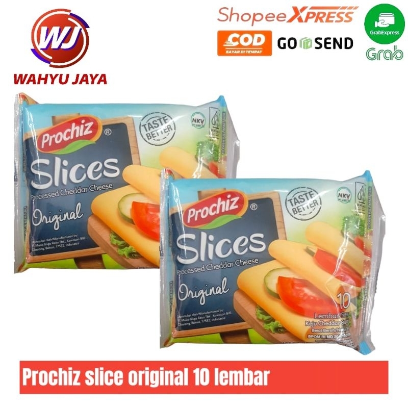Jual Prochiz slice cheddar original 10 lembar | Shopee Indonesia