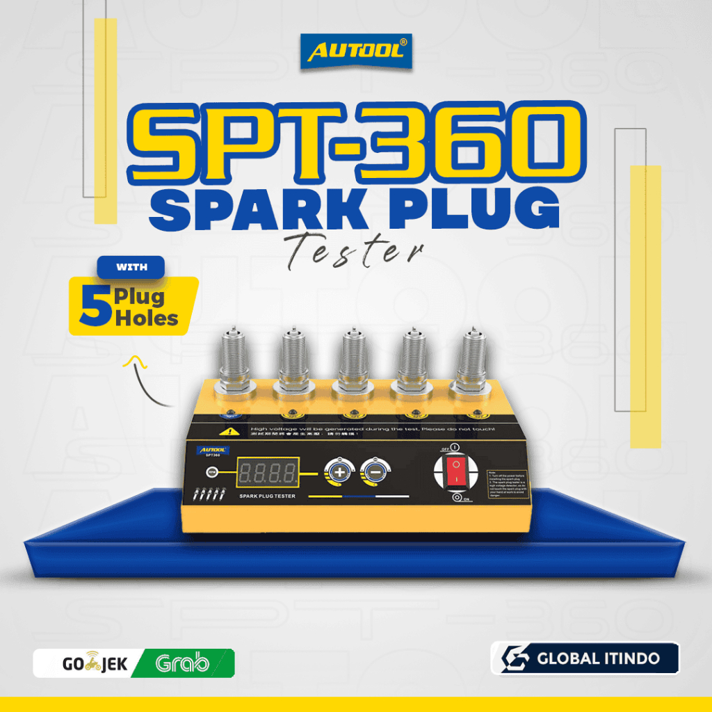 Jual Autool SPT360 Spark Plug Tester 220V Alat Tes Busi 5 Lubang ...