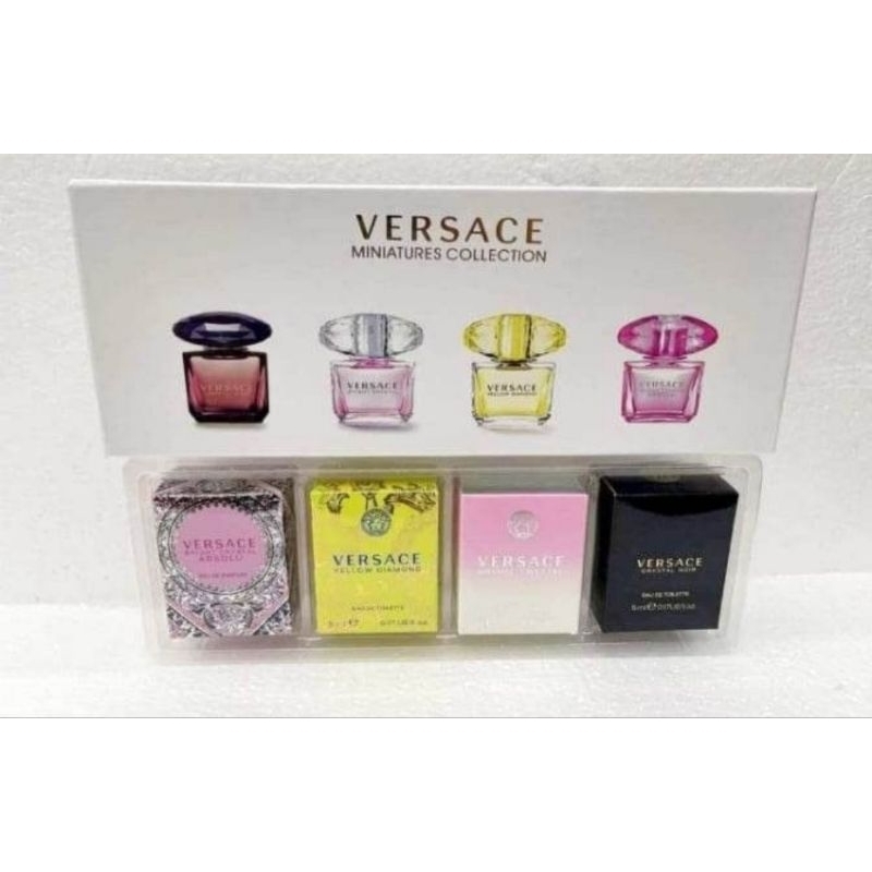 Jual VERSACE MINIATURES COLLECTION 4 x 5ML | Shopee Indonesia