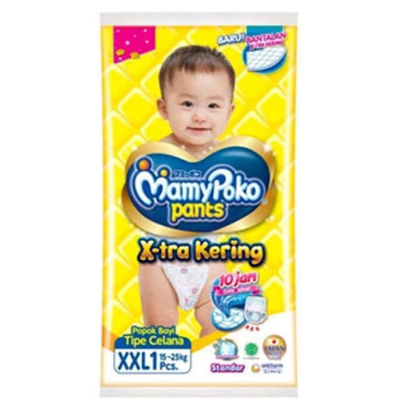 Jual MAMYPOKO PANTS X-TRA KERING ISI 10 PCS (RENCENGAN) S | M | L | XL | XXL Mamy Poko Pants ...