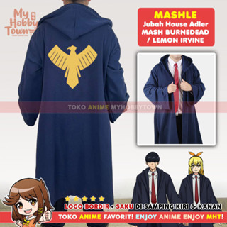 Jual Jubah Cosplay Anime Mashle Jaket Hoodie House Adler Mash Burnedead ...