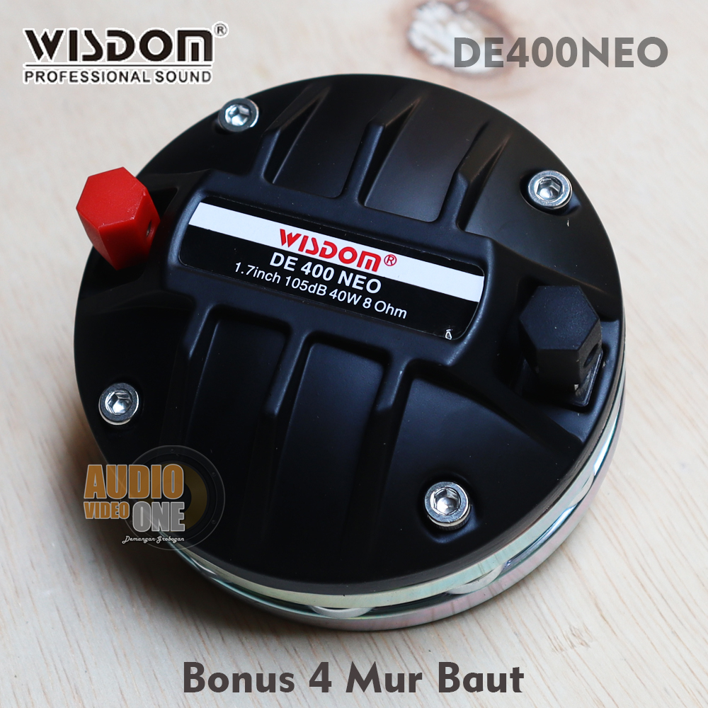 Jual Tweeter Wisdom DE400 NEO Driver Twiter Balap Neodymium Original ...