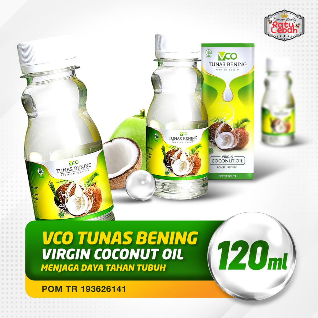 Jual VCO Tunas Bening 120ml Virgin Coconut Oil Minyak Kelapa Murni Asli ...