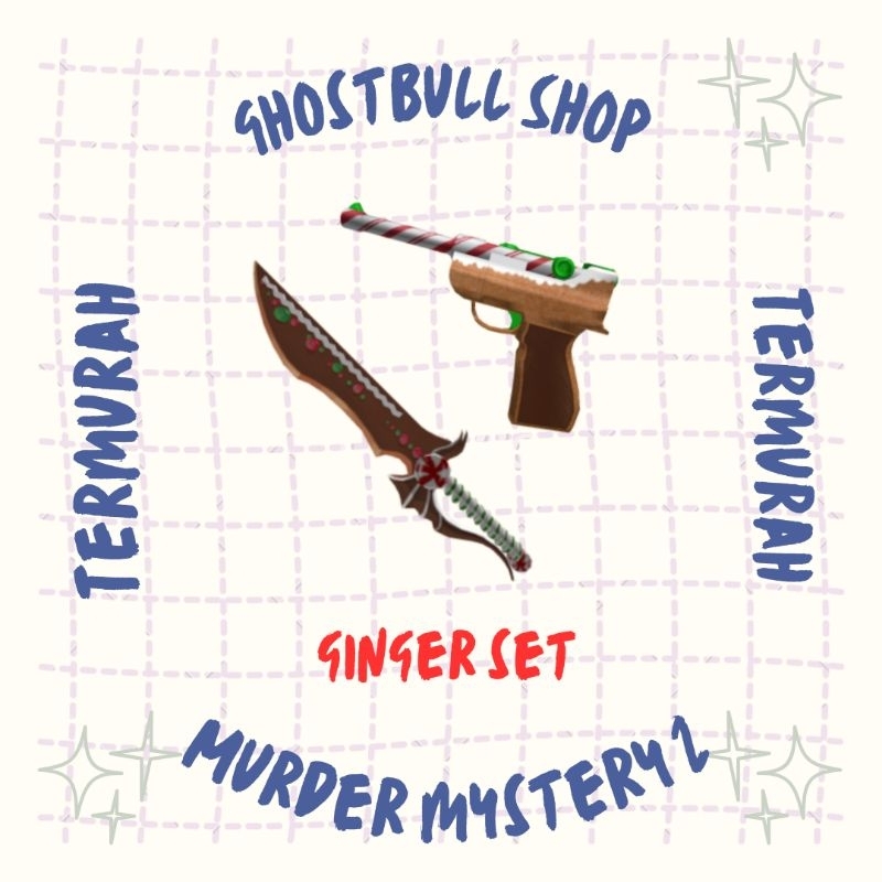 Jual Antivirus Ginger Set MM2 Murder Mystery Roblox Psx | Shopee Indonesia