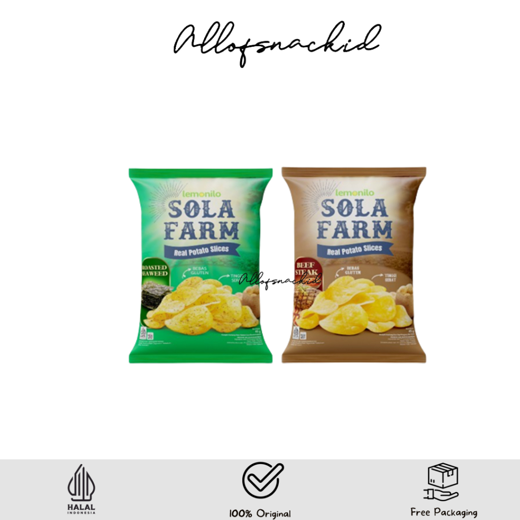 Jual Lemonilo - Sola Farm - Real Potato Slices - Keripik Kentang - 45gr ...