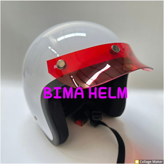 Jual Pet Helm Transparan | Topi Helm Transparan | Pet Helm Slim Head ...