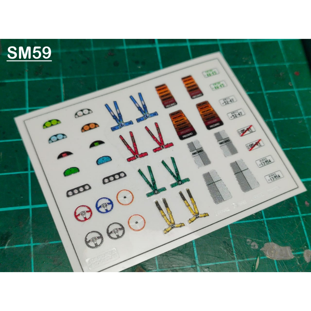 Jual Sakura Models SM59 1:64 DECAL DETAILING RACING CAR | Shopee Indonesia