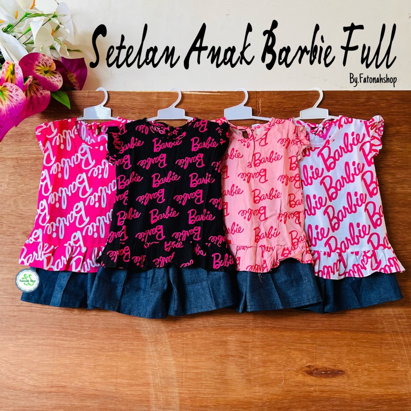 Jual Setelan barbie anak 2 3 tahun boneka viral anak cewek perempuan ...