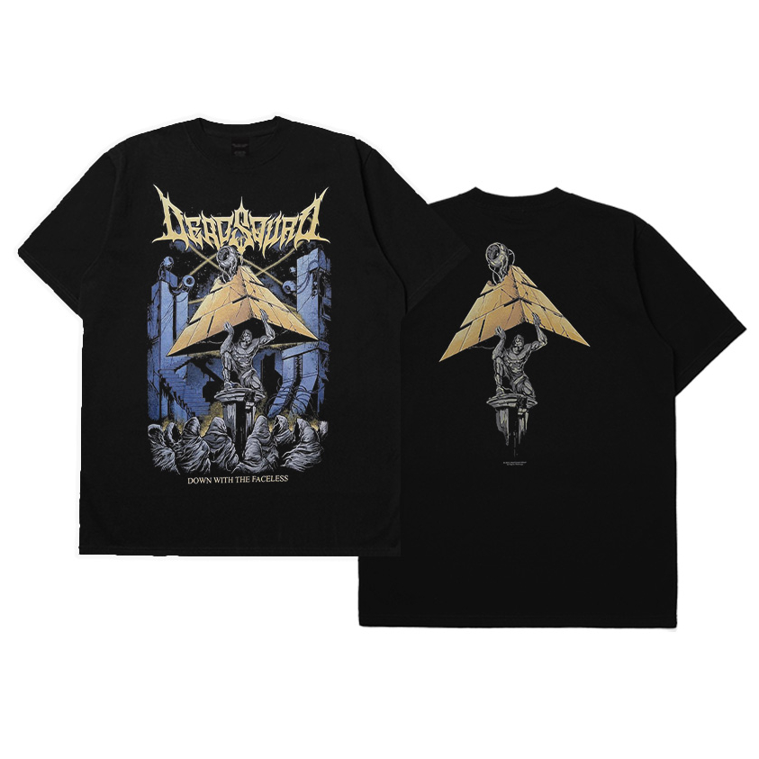 Jual T-Shirt Band Deadsquad Down With The Faceless | Shopee Indonesia