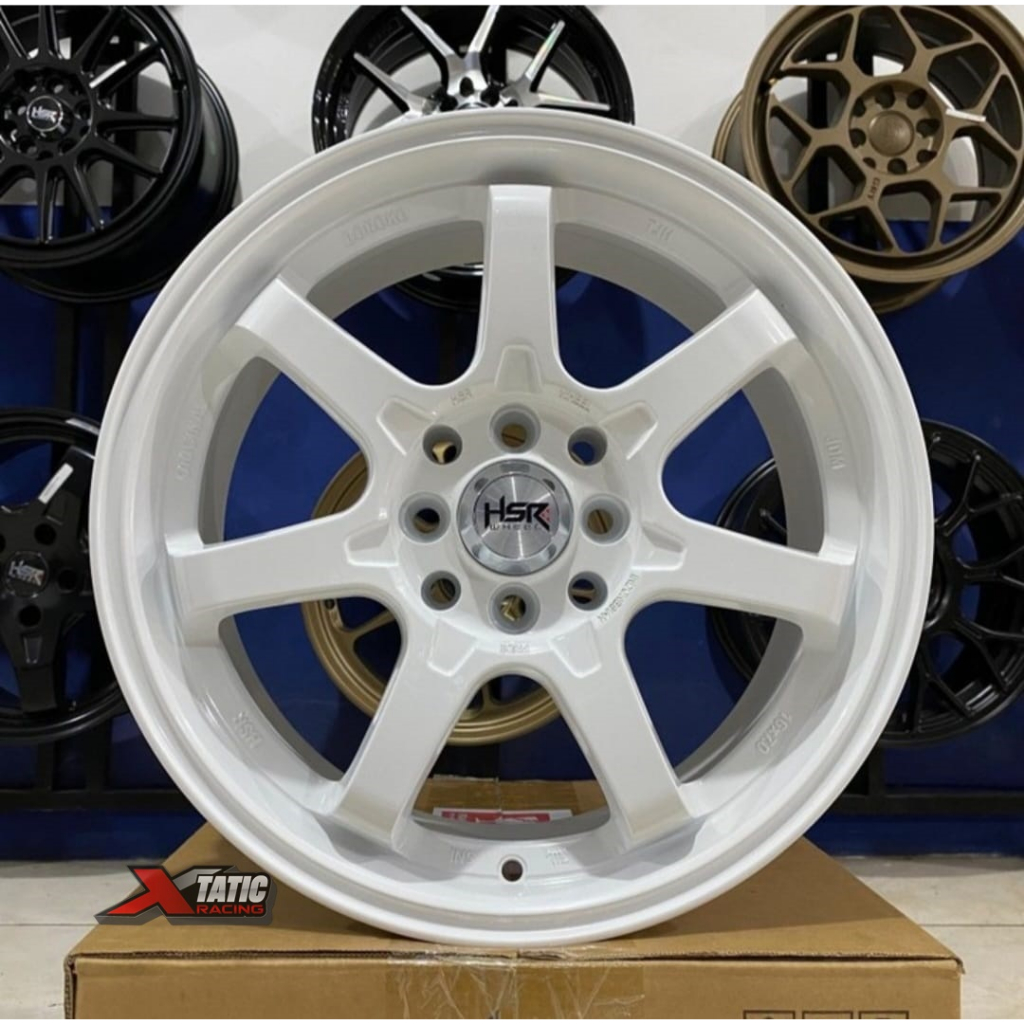 Jual Velg Mobil Racing Brio Avanza Xenia Jazz Yaris Agya Ring16 Hsr Boroko Tjh Warna Putih ...