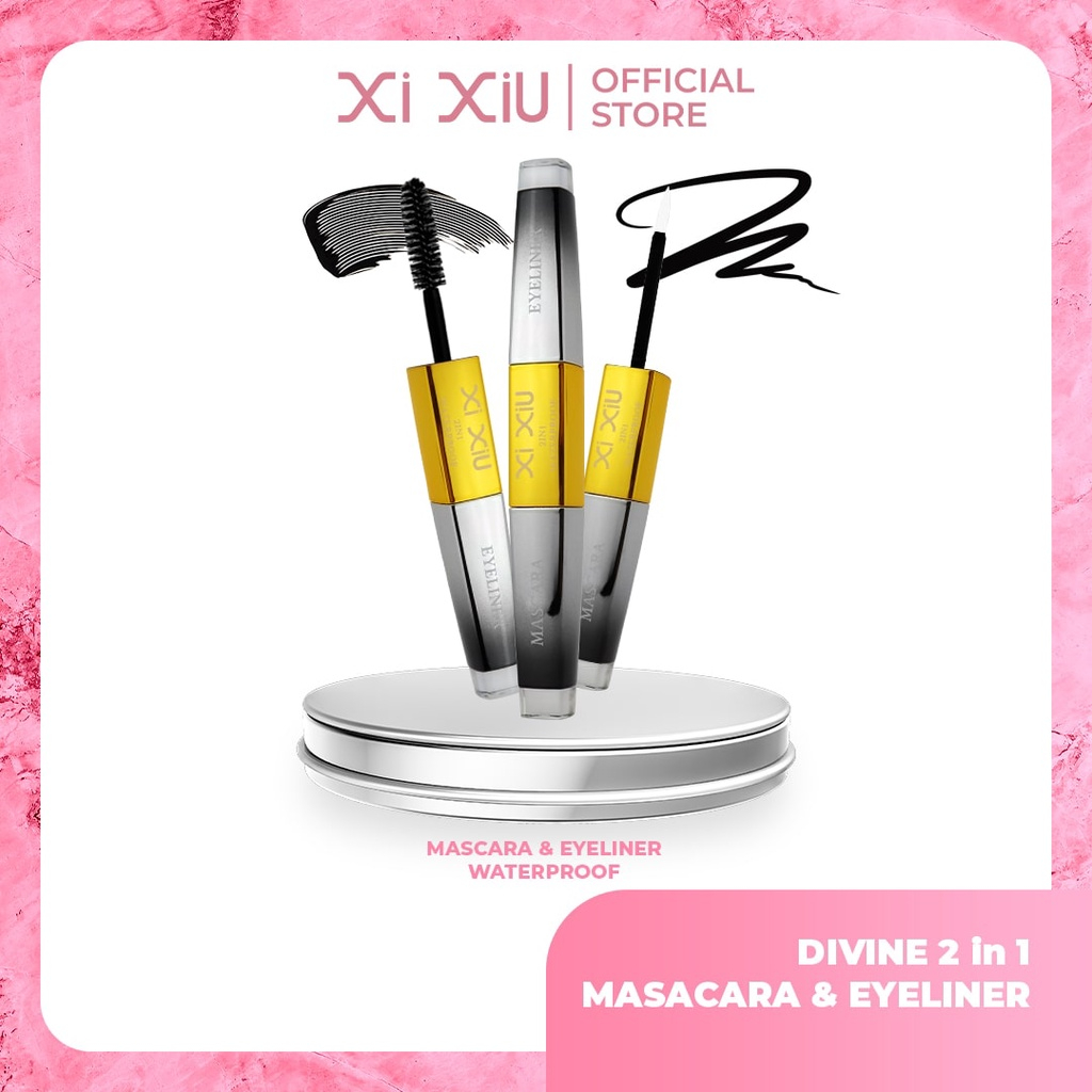 Jual ARJUNA Xi XiU Mascara | Lovely | Black | Pink Mascara Divine ...