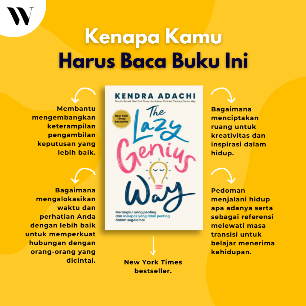 Jual Buku self improvement "The Lazy Genius Way" by Kendra Adachi ...