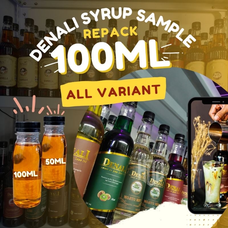 Jual Denali Syrup (sample) Repack100ml | Shopee Indonesia